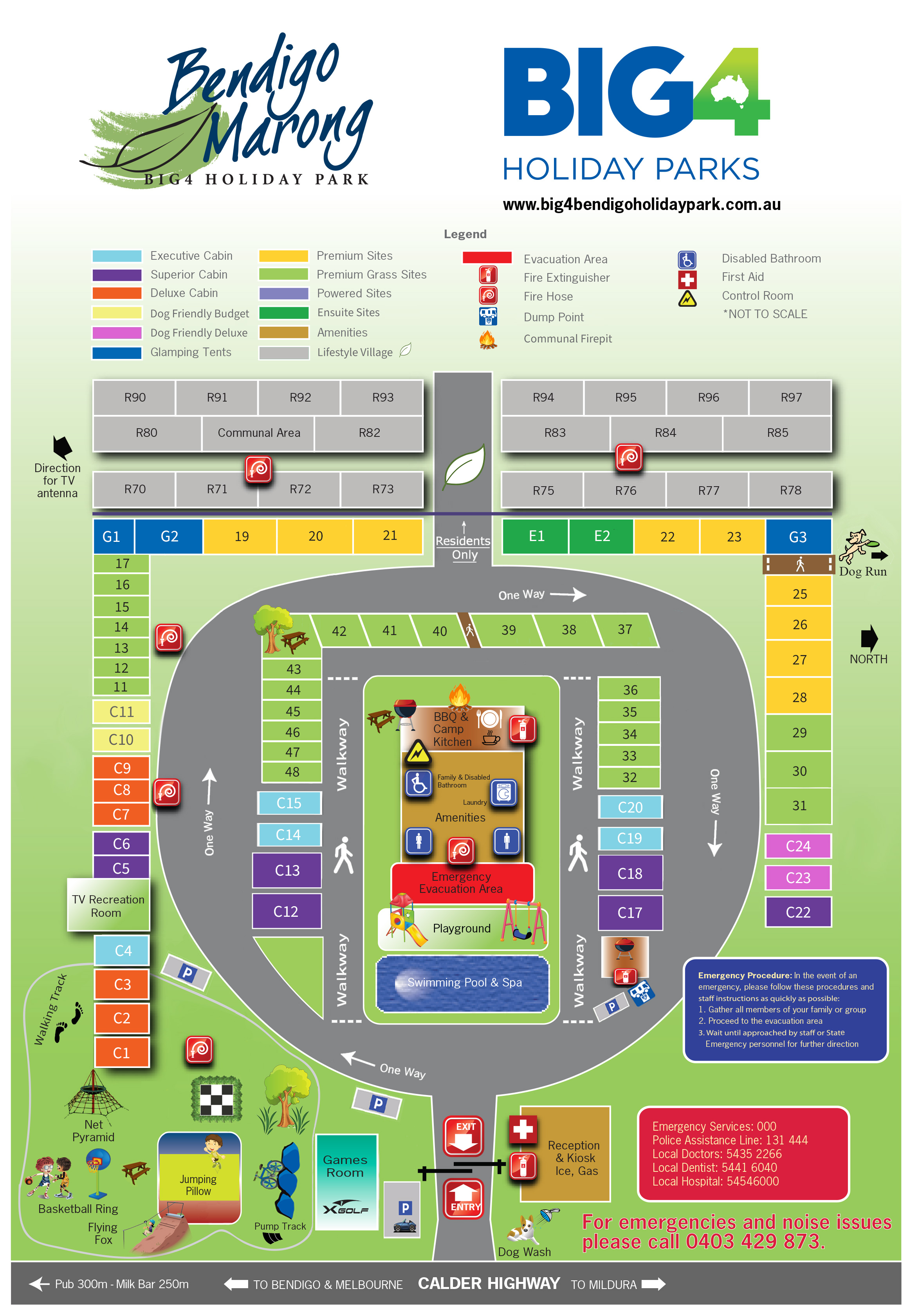 ABOUT OUR PARK : BIG4 Bendigo Marong Holiday Park : Marong, Victoria ...